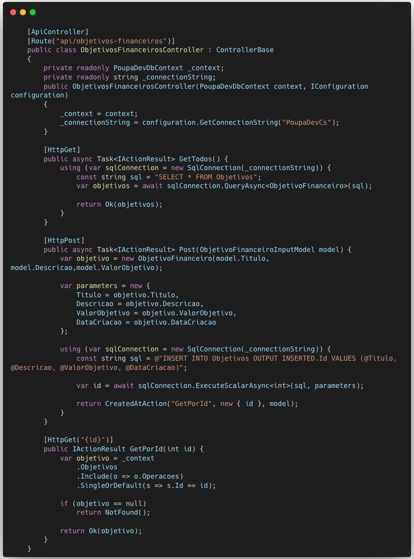 Acesso A Dados Em Apis Com Net 6 Dapper E Sql Server